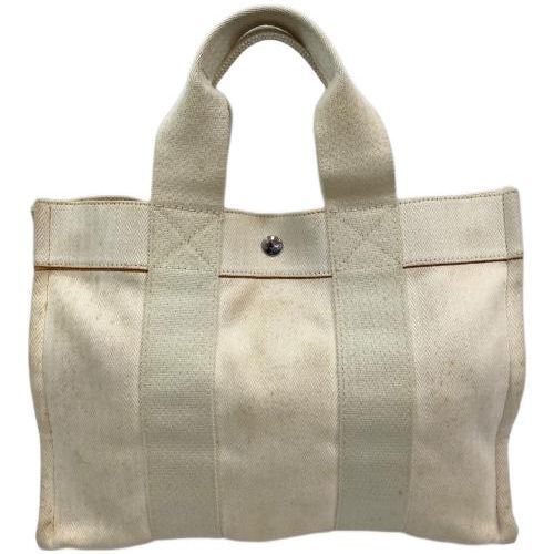 中古・古着通販】HERMES (エルメス) トートバッグ アイボリー