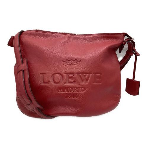 中古・古着通販】LOEWE (ロエベ) ショルダーバッグ レッド｜ブランド